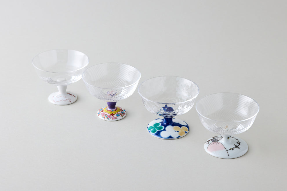 Dessert Glass Medium (Diagonal Cut) - Flute – monoya