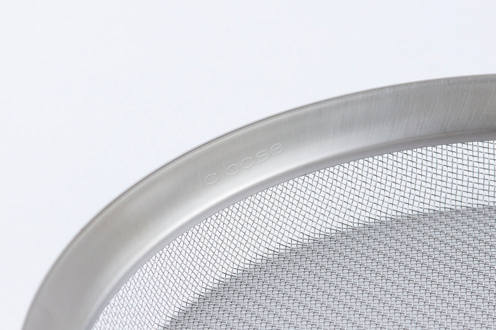 Stainless Steel Shallow Strainer 21cm (Medium) – monoya